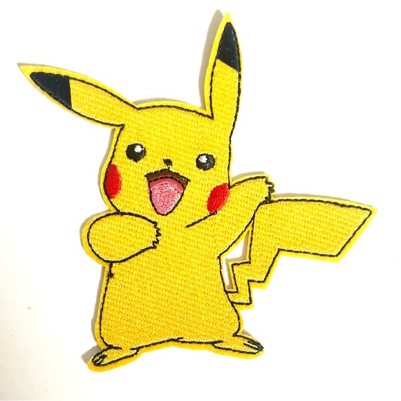 Accessories | Pikachu Pokemon Patch Pikachu Iron On Badge Diy | Poshmark